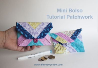 Mini Bolso - Tutorial Patchwork - Ale Cose y cose