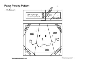 PAPER PIECING PATTERN PUMPKIN | Ale Cose y cose