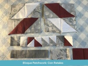 Bloque Patchwork Con Retales - Ale Cose y cose