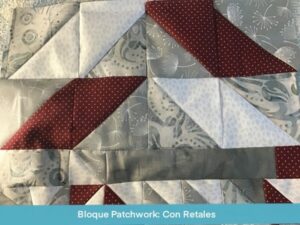 Bloque Patchwork Con Retales - Ale Cose y cose