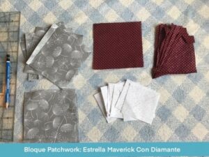 Bloque Patchwork Estrella Maverick Con Diamante (Tutorial)