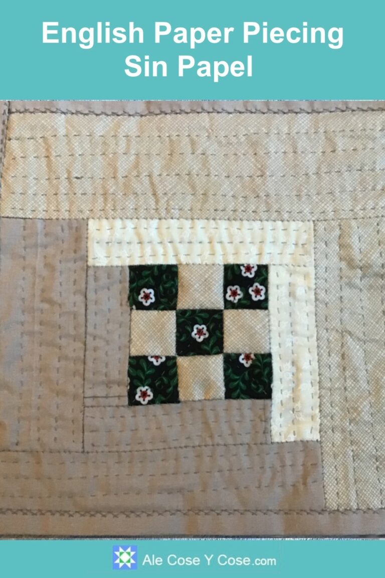 Coser El English Paper Piecing Sin Papel - Ale Cose y cose