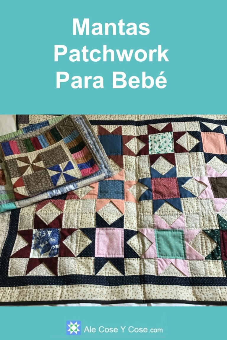 Mantas Patchwork Para Bebe - Ale Cose y cose