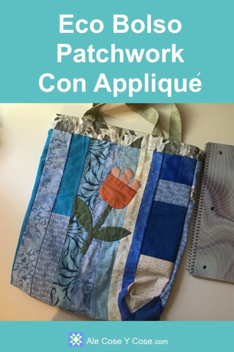 Moda Consciente: Eco Bolso Patchwork Con Applique