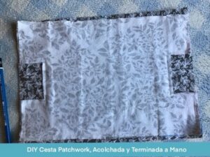 Cesta Patchwork Terminada A Mano - Ale Cose y cose