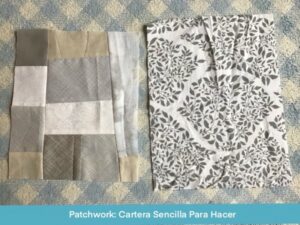 Patchwork Cartera Simple Para Hacer - Ale Cose y cose