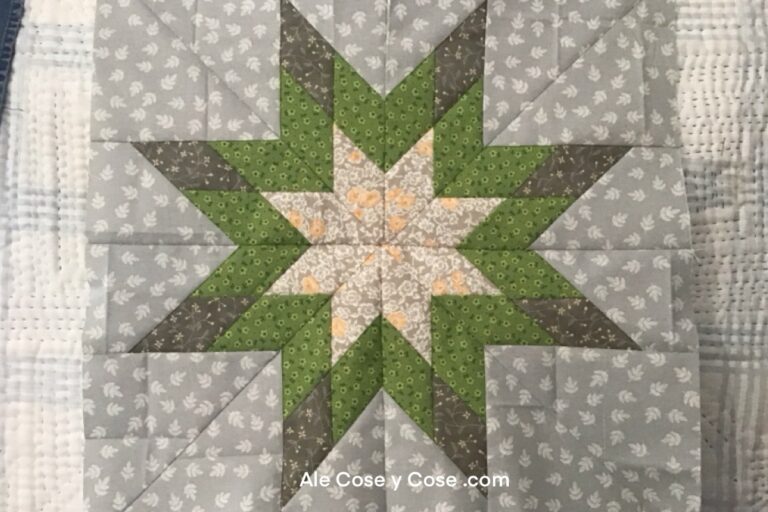Estrella De La Mañana Patrón Patchwork - Ale Cose y cose