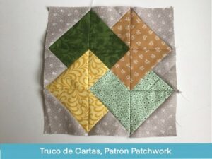 Truco De Cartas Patrón Patchwork - Ale Cose y cose