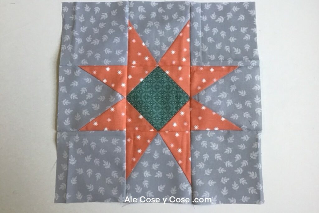 Estrella Pina, Un Patrón Para Tu Quilt - Ale Cose y cose