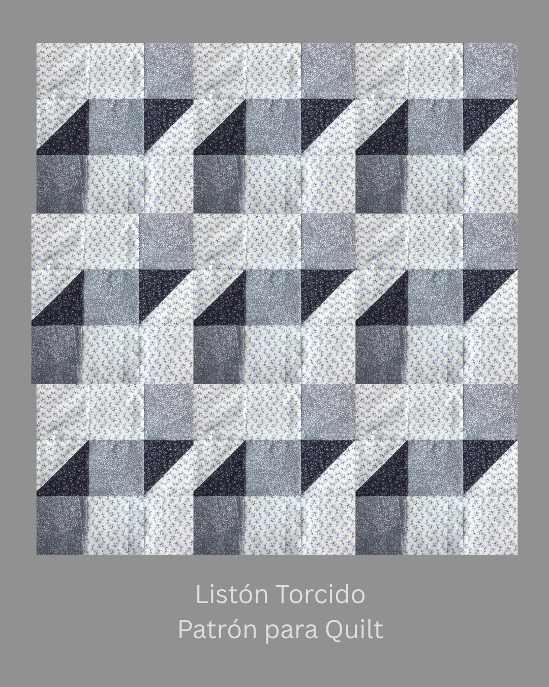 Liston Torcido Patron Para Quilt - Ale Cose y cose